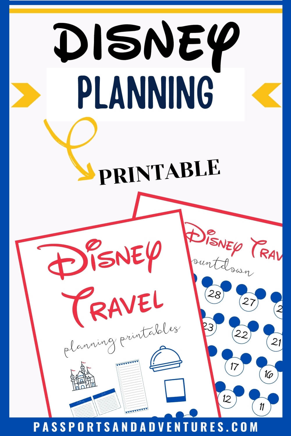 Free Disney Planning Printables