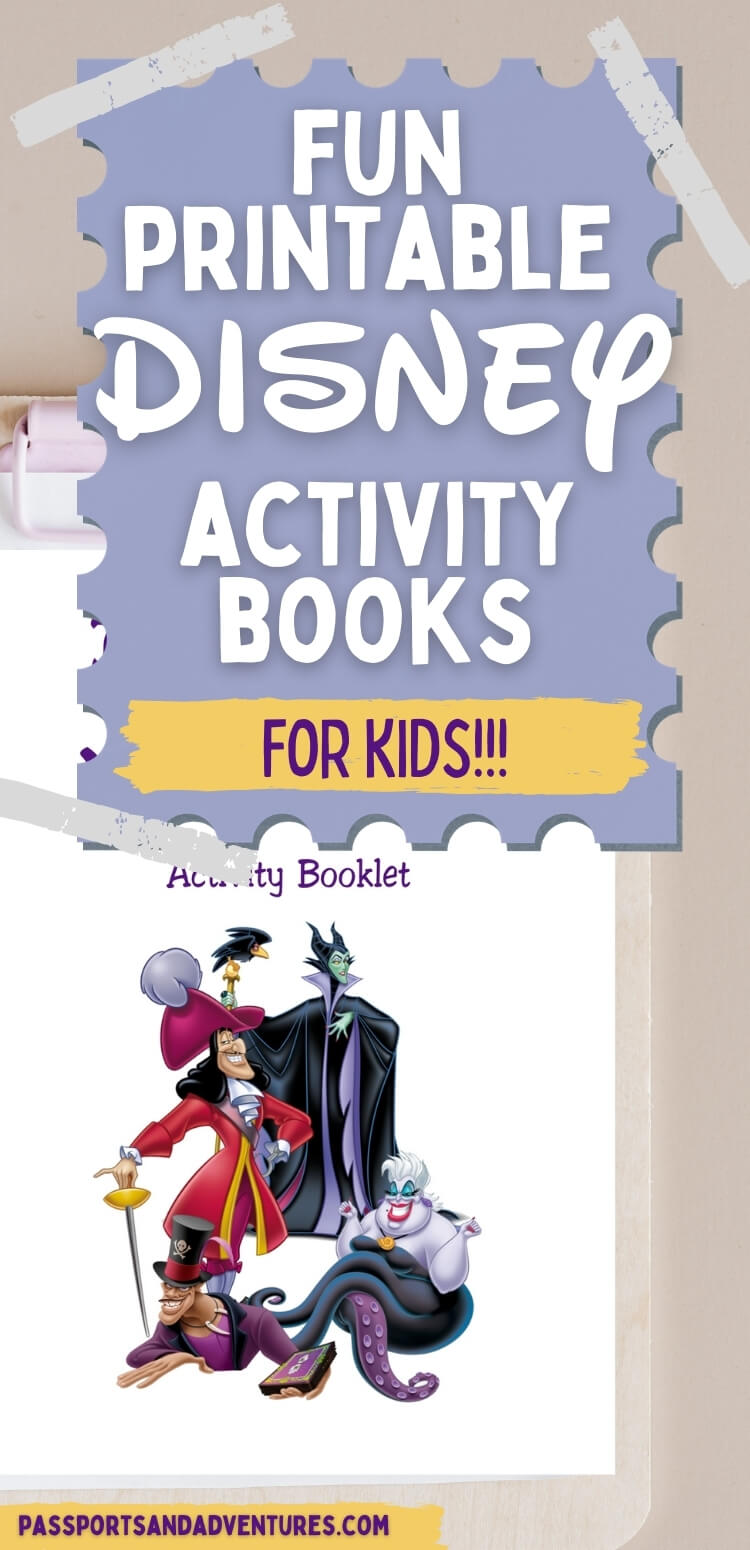 Disney Activity Printables - Free Disney Activity Book Printables