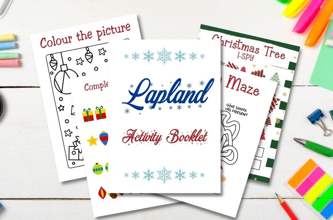 Lapland Activity Book Printable (18 free pages)